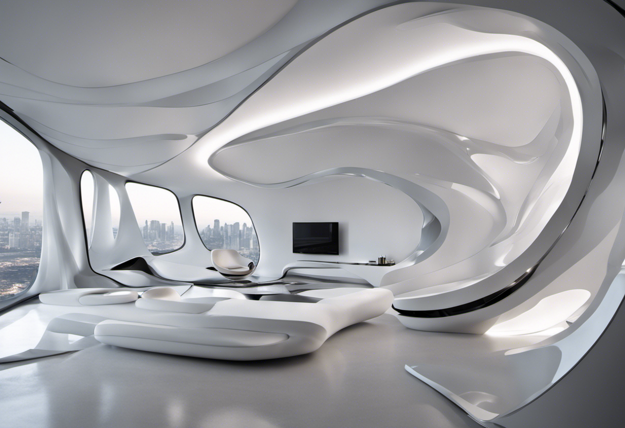 Zaha Hadid Living Room | ai4spaces