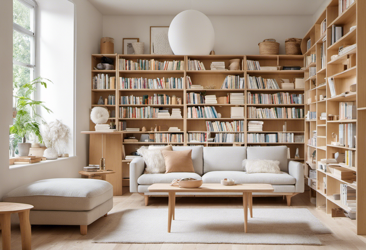 ai4spaces: Scandinavian Home Library