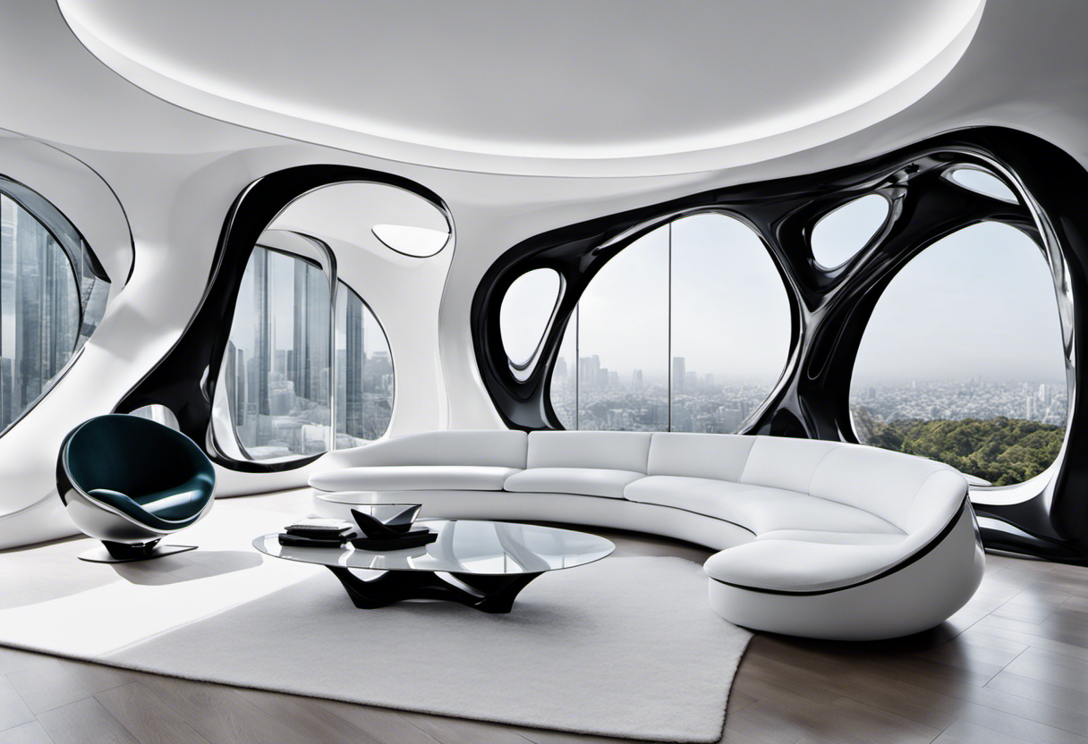 Zaha Hadid Living Room | ai4spaces