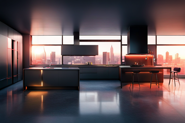 Cyberpunk Kitchen | ai4spaces