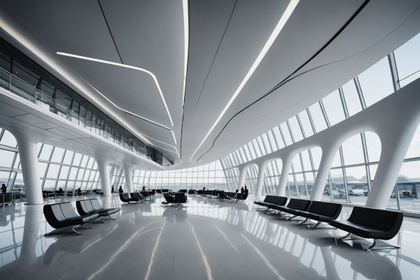 Zaha Hadid Airport Terminal | ai4spaces